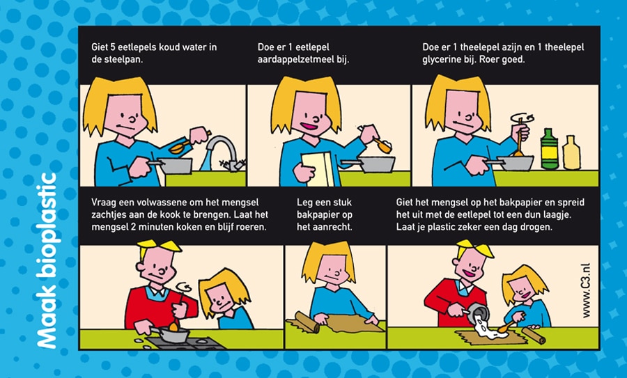 Proefje - Maak bioplastic - Ontdek chemie - C3