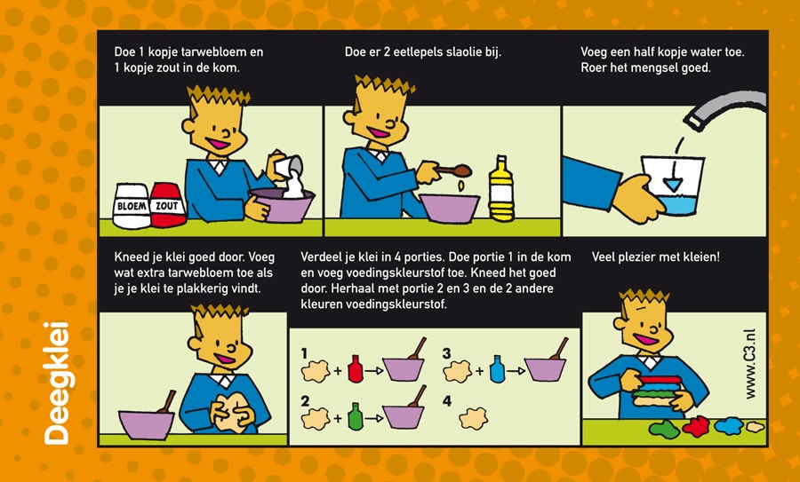 Proefje - Maak je eigen Deegklei - Ontdek chemie - C3